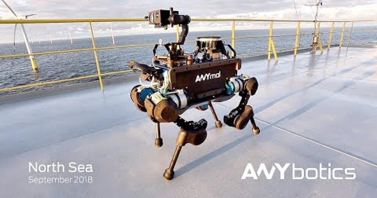 World’s First Autonomous Offshore Robot – ANYmal