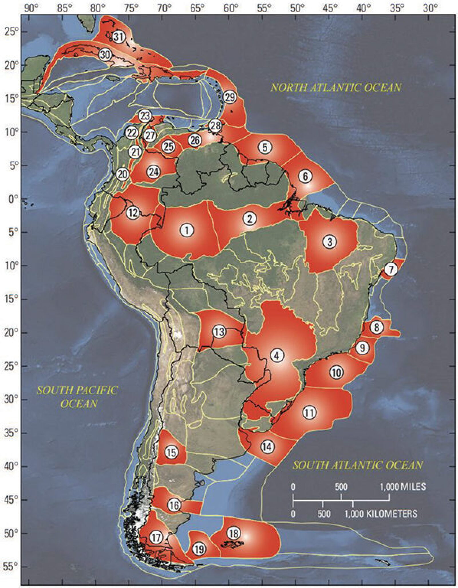 The South American Deepwater Sector